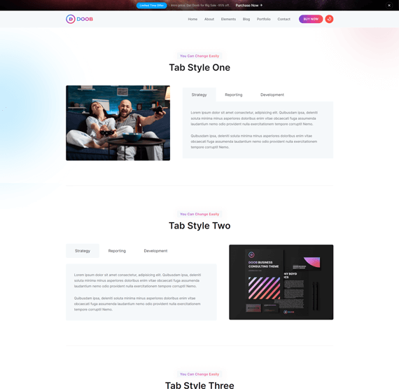 Doob || Doob Business and Consulting CodeIgniter Template